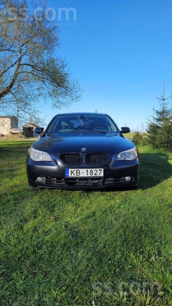 Melns BMW 530 2003 Liepāja, ar dzinēja tilpumu 3.00 L un nobraukumu 408 tūkst. km par 2250 €, foto 2 vietnē AUTOMOTO.COM.LV