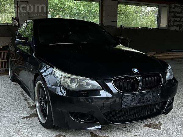 Black BMW 530 2003 in Daugavpils, with an engine capacity of 3.00 L and mileage of 0 thousand km for 2200 €, photo 1 on AUTOMOTO.COM.LV