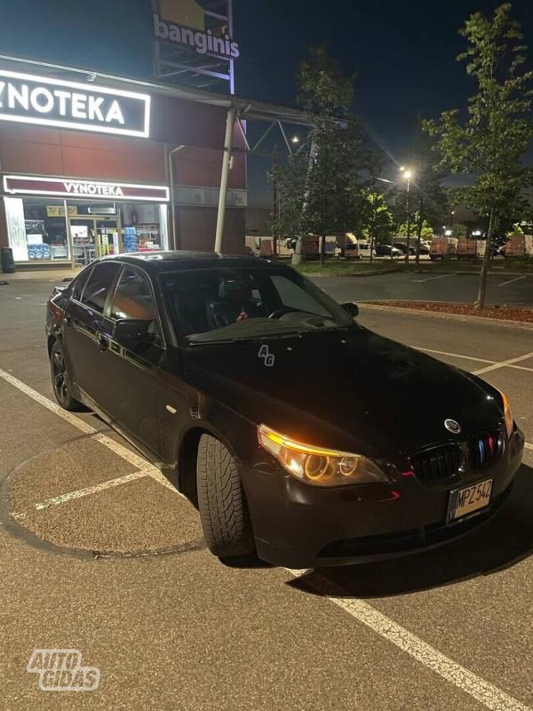 Melns BMW 530 2003 Viļņa, ar dzinēja tilpumu 3.00 L un nobraukumu 480 tūkst. km par 2350 €, foto 1 vietnē AUTOMOTO.COM.LV