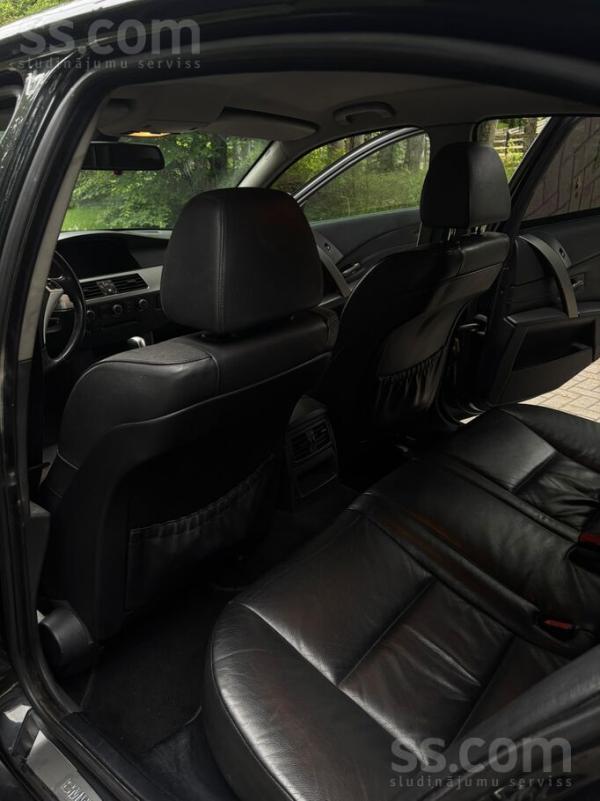 Black BMW 530 2003 in Talsi, with an engine capacity of 3.00 L and mileage of 0 thousand km for 3000 €, photo 4 on AUTOMOTO.COM.LV