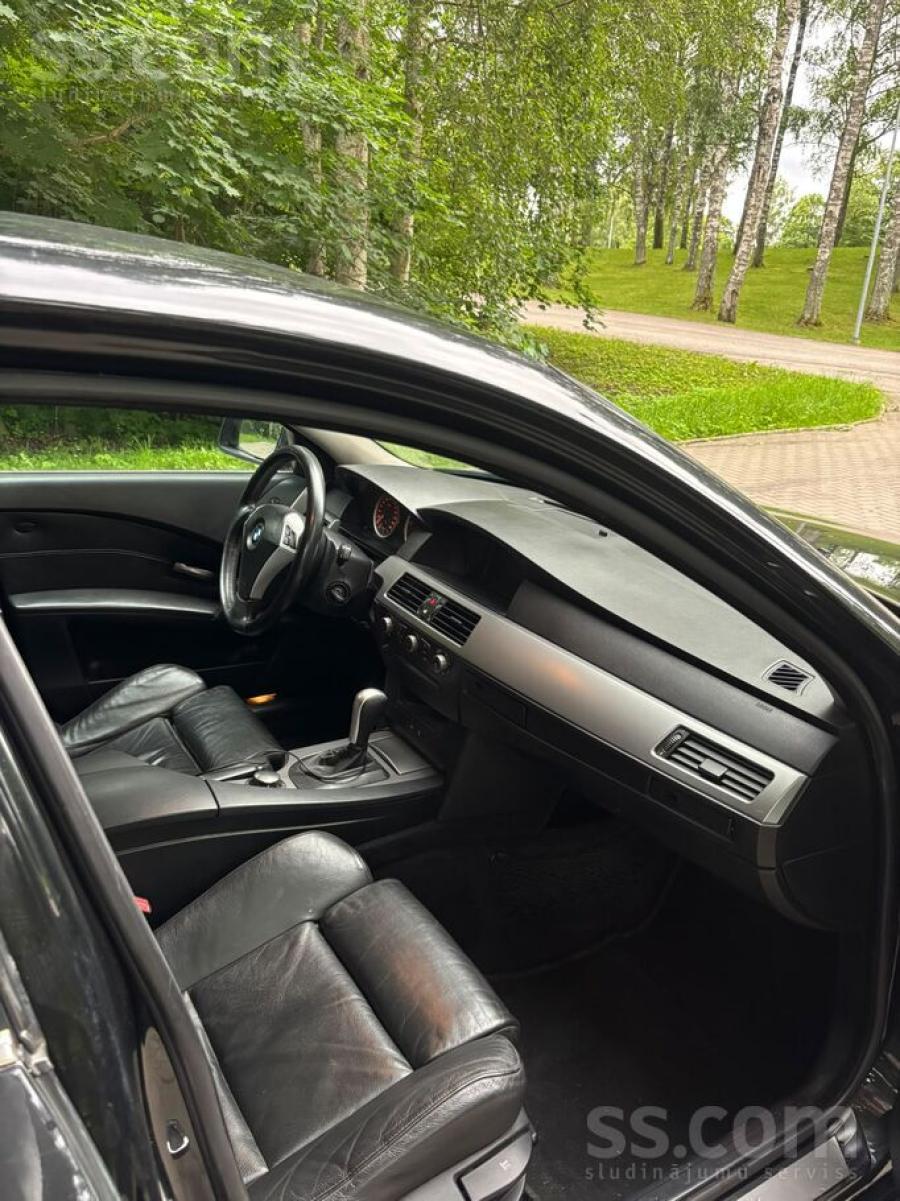 Melns BMW 530 2003 Talsi, ar dzinēja tilpumu 3.00 L un nobraukumu 0 tūkst. km par 3000 €, foto 6 vietnē AUTOMOTO.COM.LV