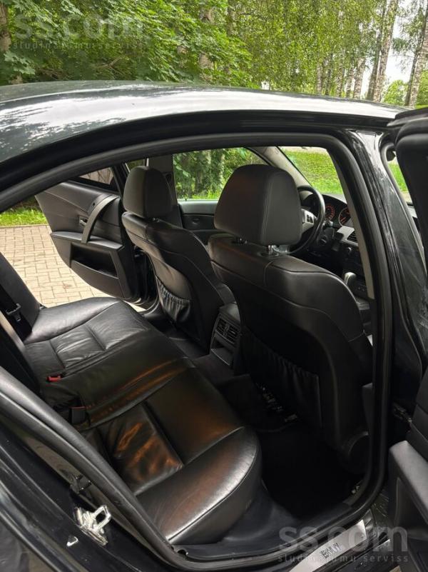 Black BMW 530 2003 in Talsi, with an engine capacity of 3.00 L and mileage of 0 thousand km for 3000 €, photo 10 on AUTOMOTO.COM.LV