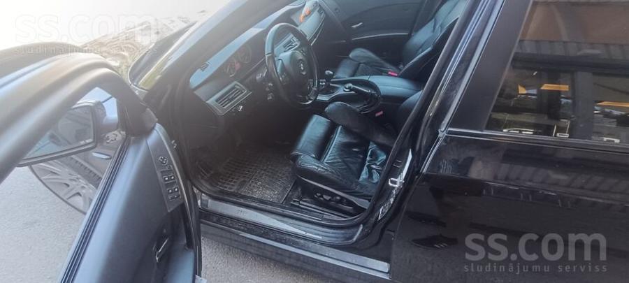 Black BMW 530 2003 in Tukums, with an engine capacity of 3.00 L and mileage of 400 thousand km for 5400 €, photo 3 on AUTOMOTO.COM.LV