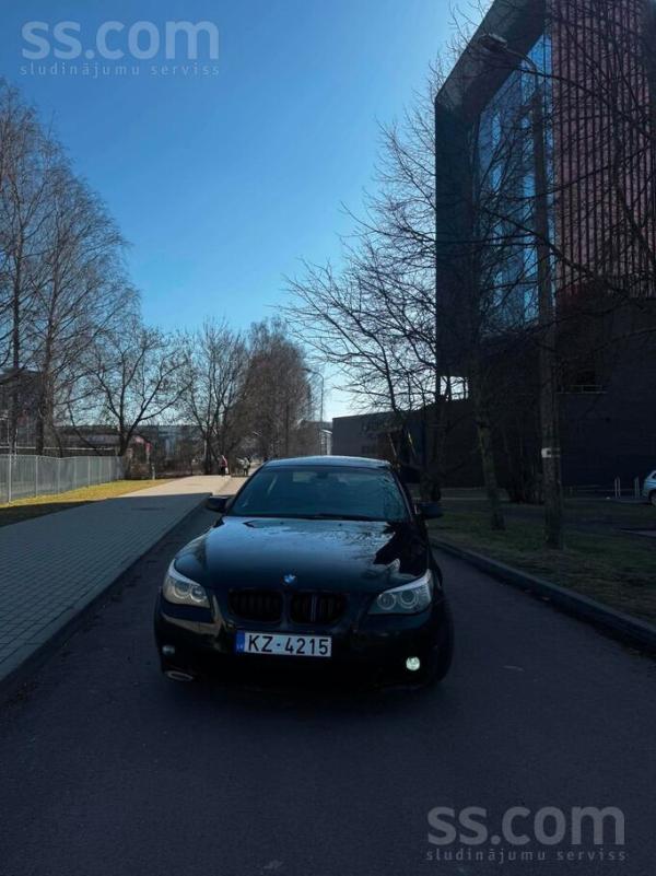 Black BMW 530 2003 in Riga, with an engine capacity of 3.00 L and mileage of 0 thousand km for 3399 €, photo 6 on AUTOMOTO.COM.LV