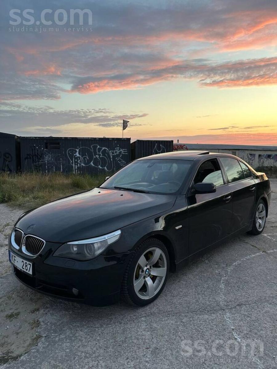 Melns BMW 530 2003 Liepāja, ar dzinēja tilpumu 3.00 L un nobraukumu 390 tūkst. km par 3700 €, foto 1 vietnē AUTOMOTO.COM.LV