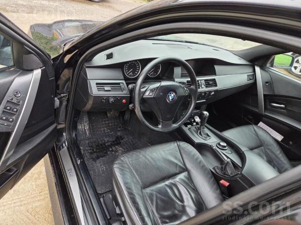 Melns BMW 530 2003 Jēkabpils, ar dzinēja tilpumu 3.00 L un nobraukumu 0 tūkst. km par 3099 €, foto 6 vietnē AUTOMOTO.COM.LV