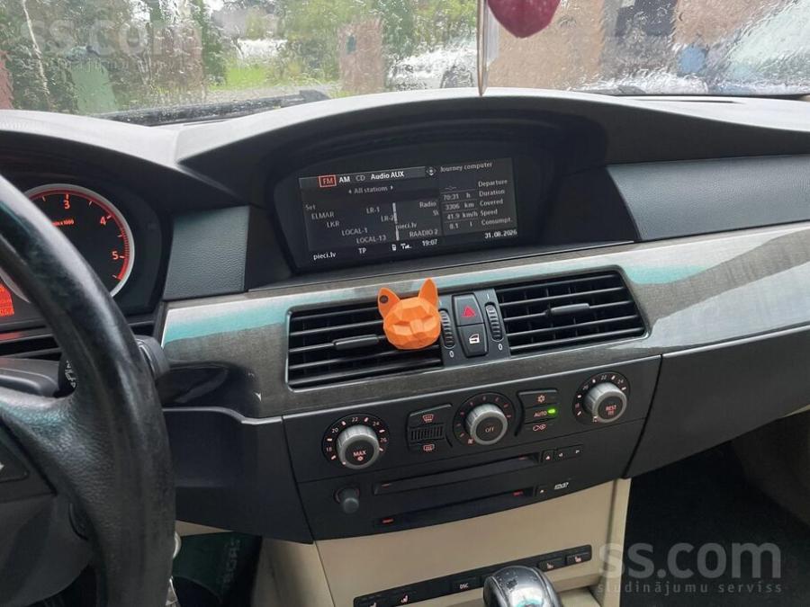 Черный БМВ 530 2003 в Валмиера, объемом двигателя 3.00 л и пробегом 265 тыс. км за 3500 €, фото 7 на AUTOMOTO.COM.LV