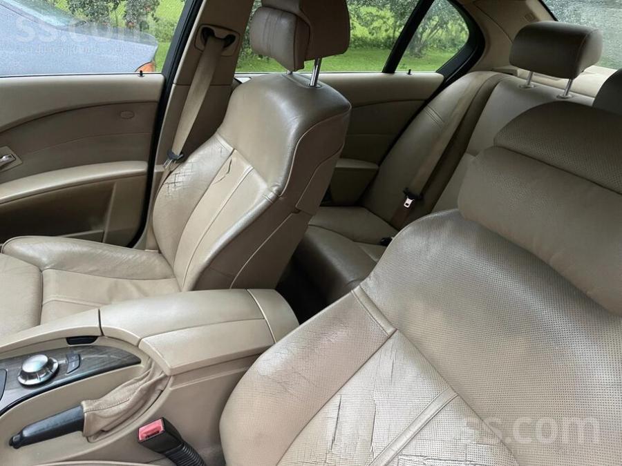 Черный БМВ 530 2003 в Валмиера, объемом двигателя 3.00 л и пробегом 265 тыс. км за 3500 €, фото 9 на AUTOMOTO.COM.LV