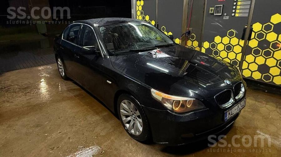 Black BMW 530 2003 in Riga, with an engine capacity of 3.00 L and mileage of 461 thousand km for 3700 €, photo 7 on AUTOMOTO.COM.LV