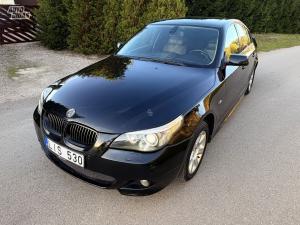 Melns BMW 530 2003 Viļņa, ar dzinēja tilpumu 3.00 L un nobraukumu 400 tūkst. km par 2850 €, foto  vietnē AUTOMOTO.COM.LV