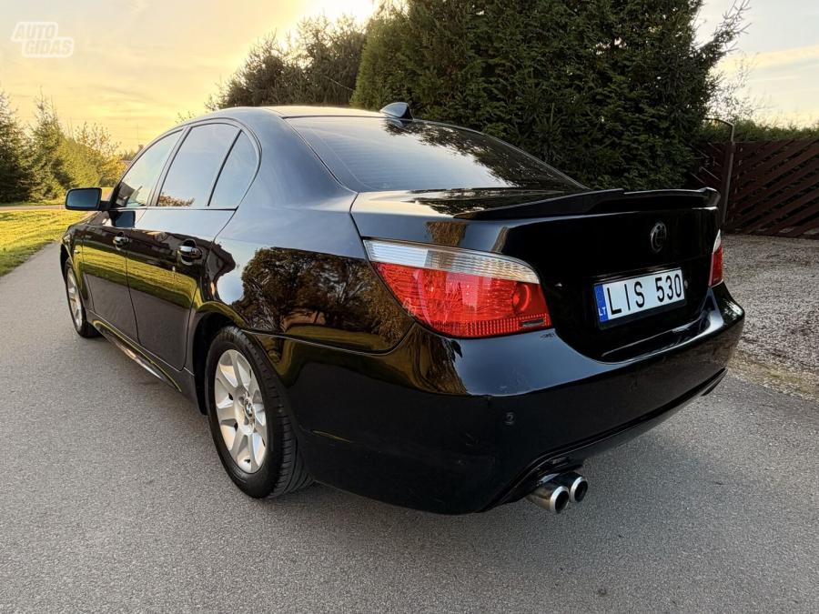 Black BMW 530 2003 in Vilnius, with an engine capacity of 3.00 L and mileage of 400 thousand km for 2850 €, photo 5 on AUTOMOTO.COM.LV