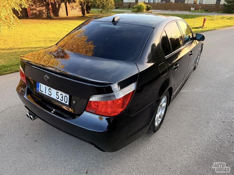 Black BMW 530 2003 in Vilnius, with an engine capacity of 3.00 L and mileage of 400 thousand km for 2850 €, photo 6 on AUTOMOTO.COM.LV