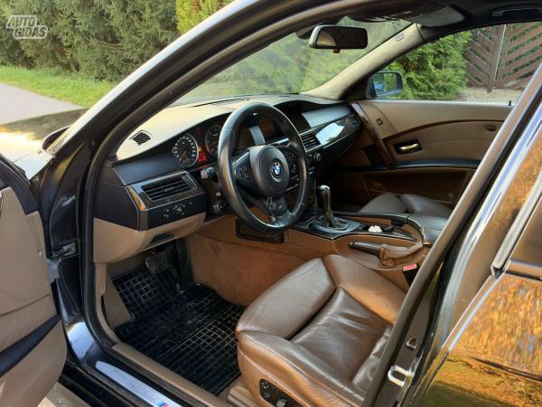 Black BMW 530 2003 in Vilnius, with an engine capacity of 3.00 L and mileage of 400 thousand km for 2850 €, photo 10 on AUTOMOTO.COM.LV