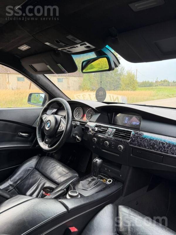 Melns BMW 530 2003 Rēzekne, ar dzinēja tilpumu 3.00 L un nobraukumu 470 tūkst. km par 5899 €, foto 4 vietnē AUTOMOTO.COM.LV