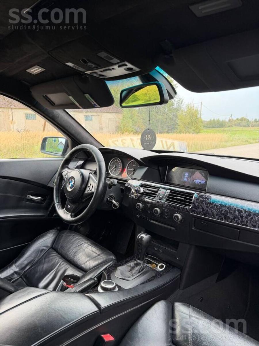 Black BMW 530 2003 in Rezekne, with an engine capacity of 3.00 L and mileage of 470 thousand km for 5899 €, photo 4 on AUTOMOTO.COM.LV