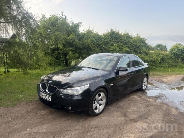 Black BMW 530 2004 in Rezekne, with an engine capacity of 3.00 L and mileage of 353 thousand km for 3350 €, photo 4 on AUTOMOTO.COM.LV
