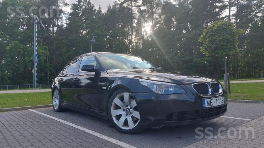 Melns BMW 530 2004 Rīga, ar dzinēja tilpumu 3.00 L un nobraukumu 440 tūkst. km par 2500 €, foto 1 vietnē AUTOMOTO.COM.LV