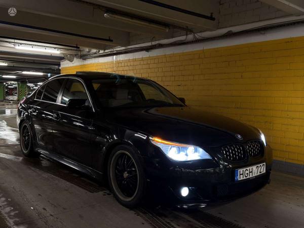 Melns BMW 530 2004 Viļņa, ar dzinēja tilpumu 3.00 L un nobraukumu 350 tūkst. km par 4850 €, foto 5 vietnē AUTOMOTO.COM.LV