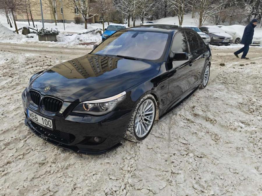 Black BMW 530 2004 in Vilnius, with an engine capacity of 2.99 L and mileage of 350 thousand km for 6000 €, photo 1 on AUTOMOTO.COM.LV