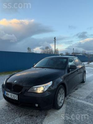 Black BMW 530 2004 in Riga, with an engine capacity of 3.00 L and mileage of 329 thousand km for 3450 €, photo  on AUTOMOTO.COM.LV