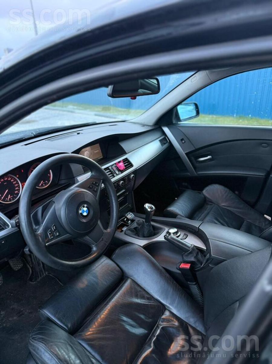 Melns BMW 530 2004 Rīga, ar dzinēja tilpumu 3.00 L un nobraukumu 329 tūkst. km par 3450 €, foto 6 vietnē AUTOMOTO.COM.LV