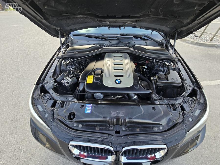 Black BMW 530 2004 in Vilnius, with an engine capacity of 3.00 L and mileage of 289 thousand km for 3800 €, photo 15 on AUTOMOTO.COM.LV