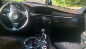 Black BMW 530 2004 in Riga, with an engine capacity of 3.00 L and mileage of 379 thousand km for 4400 €, photo 6 on AUTOMOTO.COM.LV