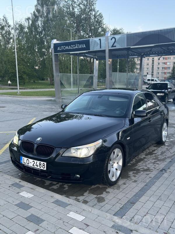 Black BMW 530 2004 in Rezekne, with an engine capacity of 3.00 L and mileage of 285 thousand km for 4500 €, photo 1 on AUTOMOTO.COM.LV