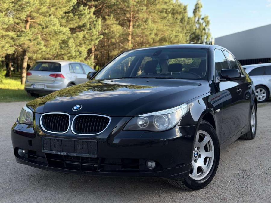 Black BMW 530 2004 in Rokiskis, with an engine capacity of 2.98 L and mileage of 204 thousand km for 3450 €, photo 4 on AUTOMOTO.COM.LV