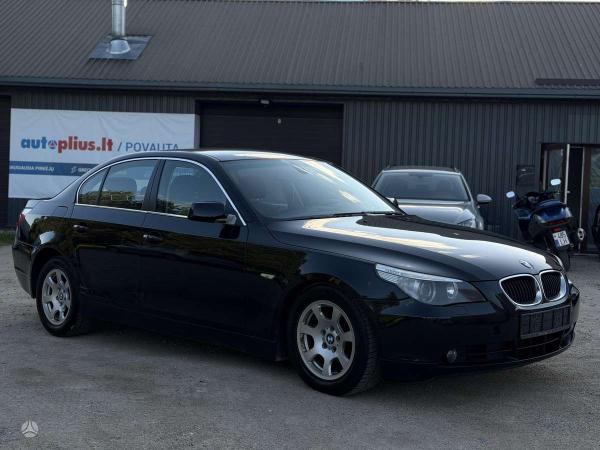 Black BMW 530 2004 in Rokiskis, with an engine capacity of 2.98 L and mileage of 204 thousand km for 3450 €, photo 9 on AUTOMOTO.COM.LV