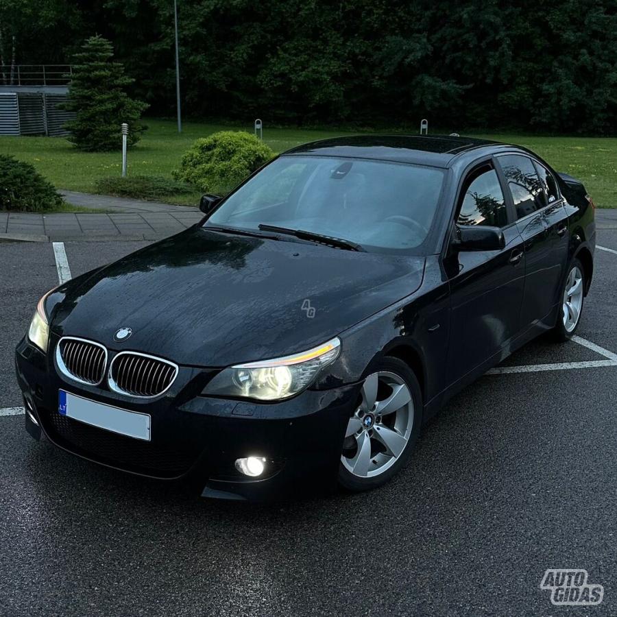 Black BMW 530 2004 in Vilnius, with an engine capacity of 3.00 L and mileage of 390 thousand km for 2699 €, photo 3 on AUTOMOTO.COM.LV