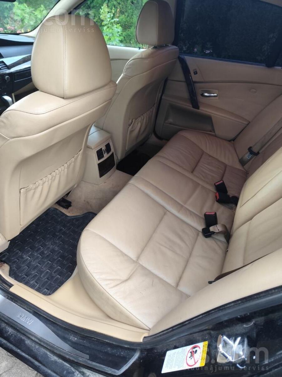 Melns BMW 530 2004 Rīga, ar dzinēja tilpumu 3.00 L un nobraukumu 380 tūkst. km par 2690 €, foto 7 vietnē AUTOMOTO.COM.LV