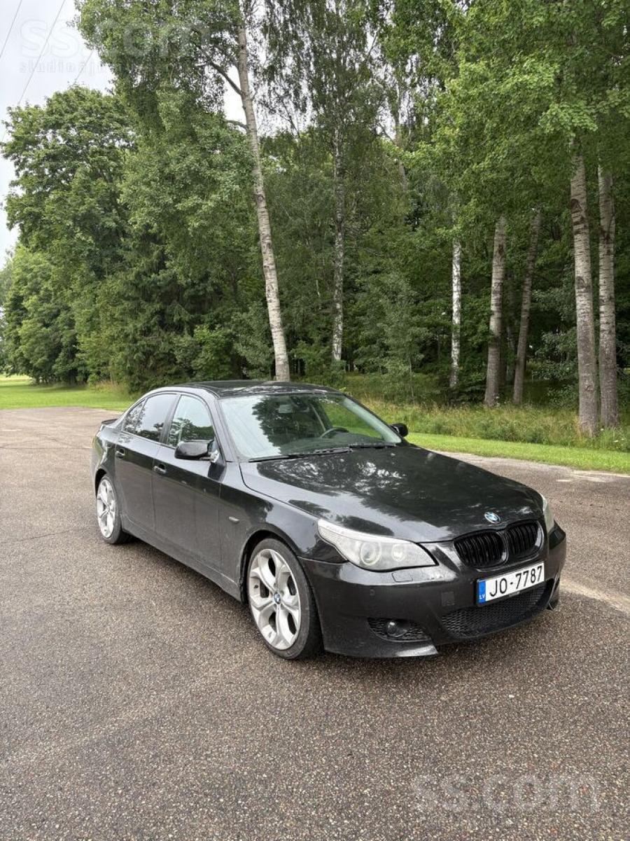 Black BMW 530 2004 in Talsi, with an engine capacity of 3.00 L and mileage of 357 thousand km for 3800 €, photo 1 on AUTOMOTO.COM.LV