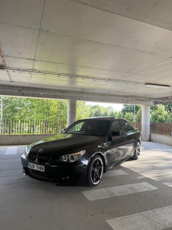 Black BMW 530 2004 in Tartu, with an engine capacity of 3.00 L and mileage of 430 thousand km for 6299 €, photo 1 on AUTOMOTO.COM.LV
