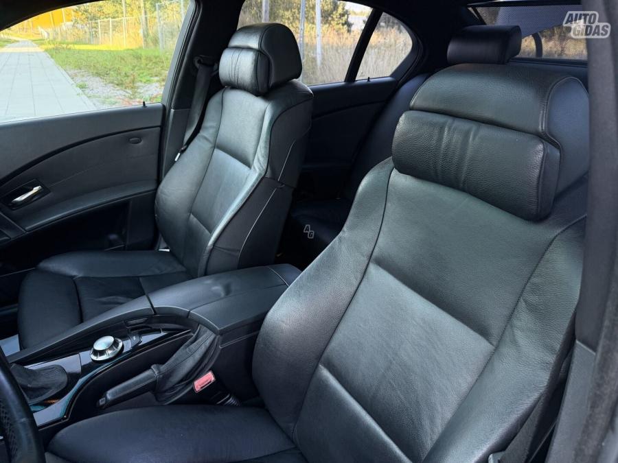 Melns BMW 530 2004 Viļņa, ar dzinēja tilpumu 3.00 L un nobraukumu 430 tūkst. km par 4650 €, foto 19 vietnē AUTOMOTO.COM.LV