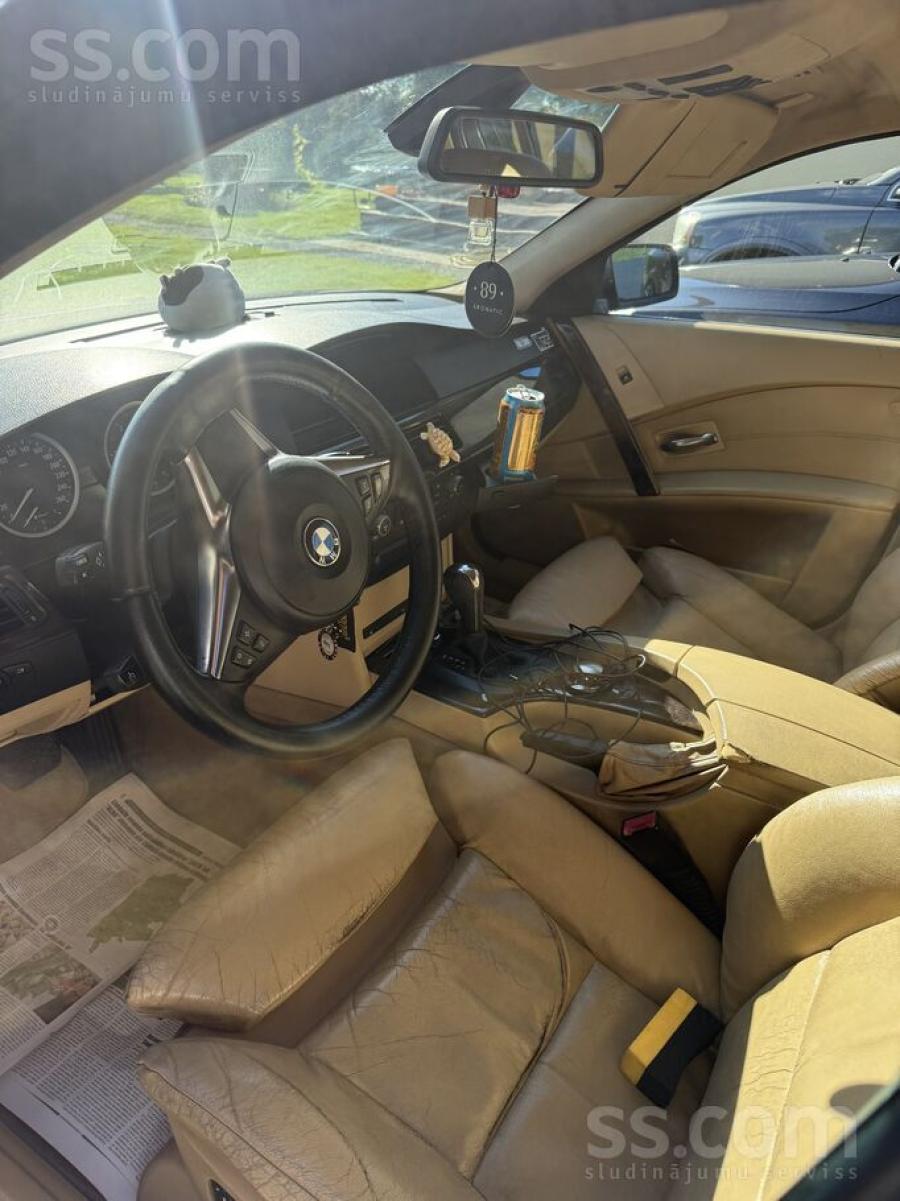 Melns BMW 530 2004 Limbaži, ar dzinēja tilpumu 3.00 L un nobraukumu 422 tūkst. km par 5000 €, foto 16 vietnē AUTOMOTO.COM.LV