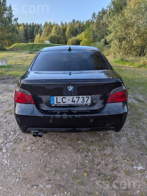 Black BMW 530 2004 in Jelgava, with an engine capacity of 3.00 L and mileage of 505 thousand km for 3000 €, photo 5 on AUTOMOTO.COM.LV