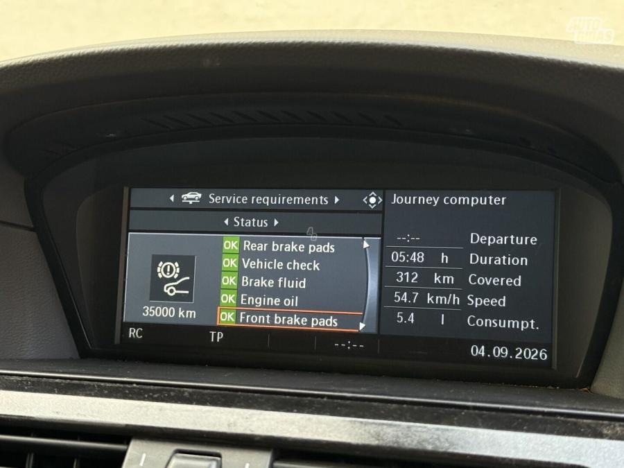 Черный БМВ 530 2004 в Каунас, объемом двигателя 3.00 л и пробегом 305 тыс. км за 1850 €, фото 20 на AUTOMOTO.COM.LV