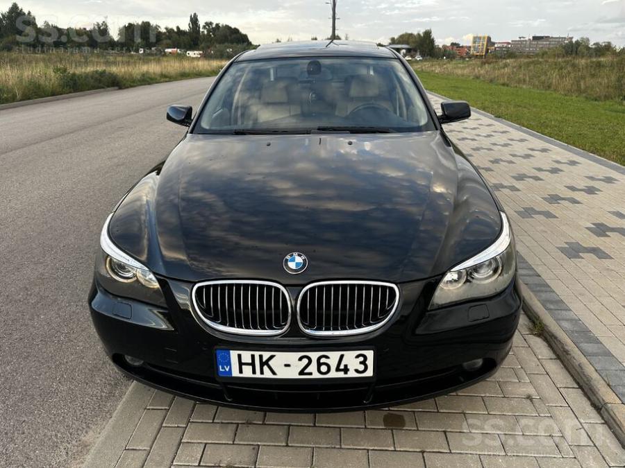 Melns BMW 530 2004 Rīga, ar dzinēja tilpumu 3.00 L un nobraukumu 360 tūkst. km par 4750 €, foto 4 vietnē AUTOMOTO.COM.LV