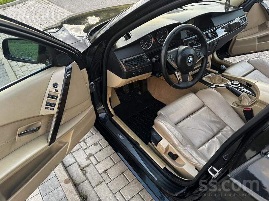 Melns BMW 530 2004 Rīga, ar dzinēja tilpumu 3.00 L un nobraukumu 360 tūkst. km par 4750 €, foto 14 vietnē AUTOMOTO.COM.LV