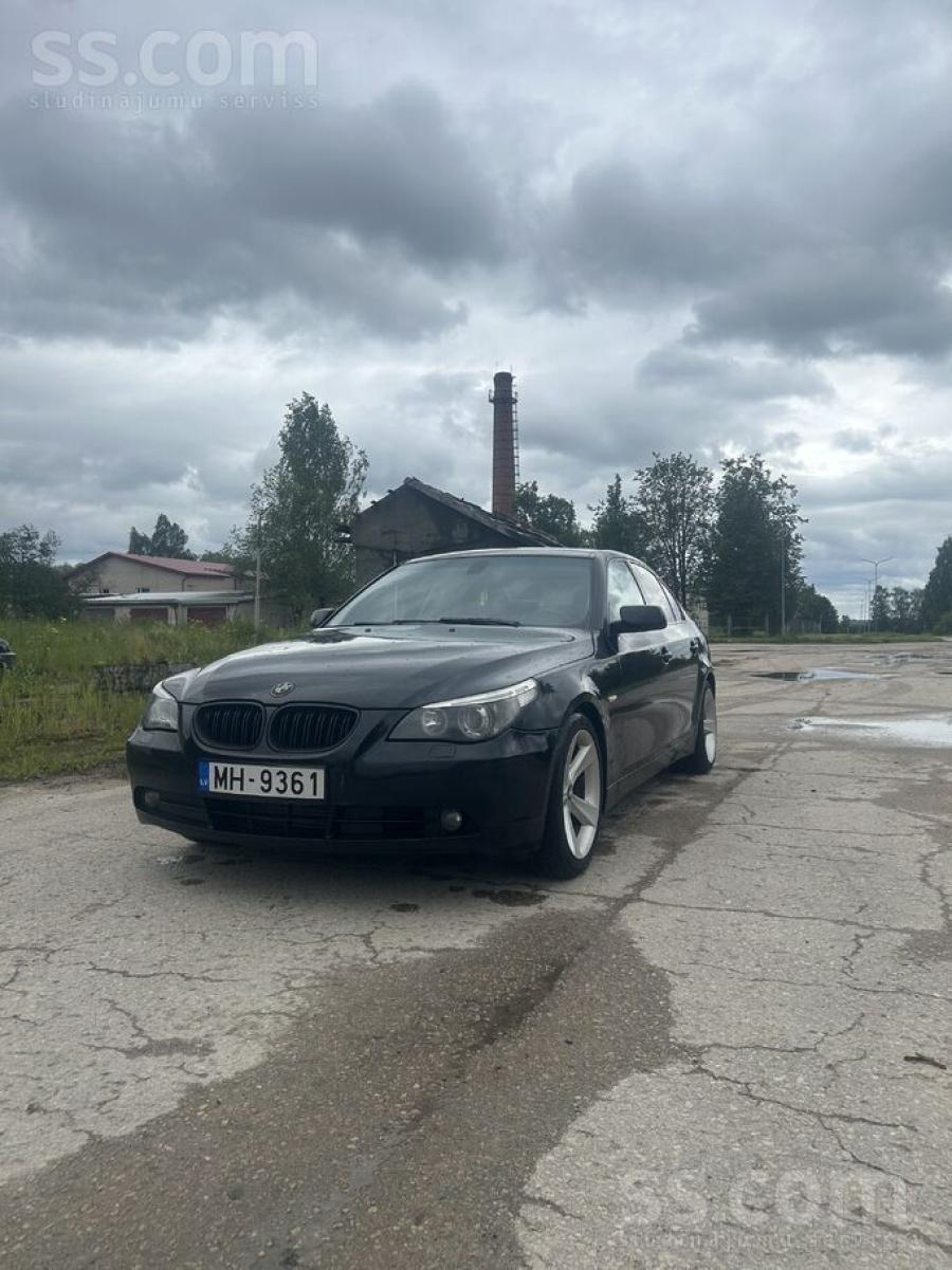 Melns BMW 530 2005 Aizkraukle, ar dzinēja tilpumu 3.00 L un nobraukumu 446 tūkst. km par 3200 €, foto 1 vietnē AUTOMOTO.COM.LV