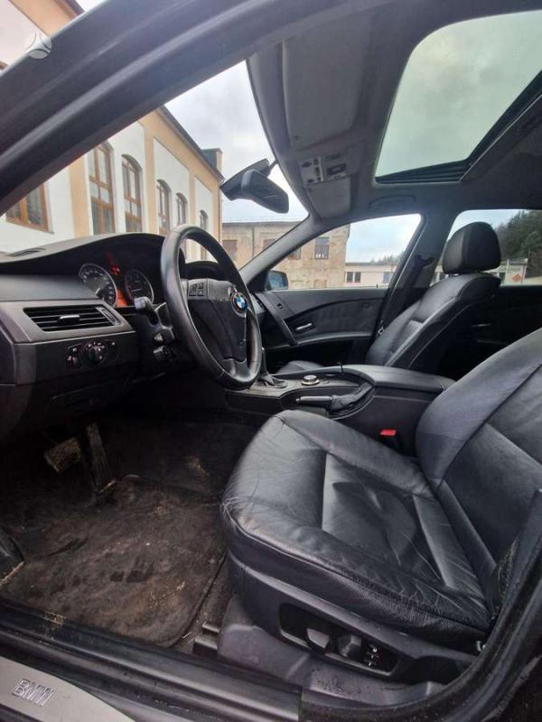 Melns BMW 530 2005 Viļņa, ar dzinēja tilpumu 0.00 L un nobraukumu 421 tūkst. km par 2350 €, foto 9 vietnē AUTOMOTO.COM.LV