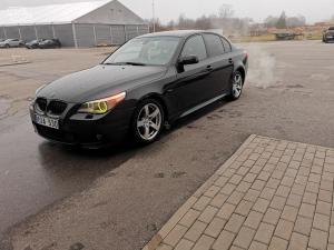 Black BMW 530 2005 in Kaisiadorys, with an engine capacity of 3.00 L and mileage of 362 thousand km for 4300 €, photo 5 on AUTOMOTO.COM.LV