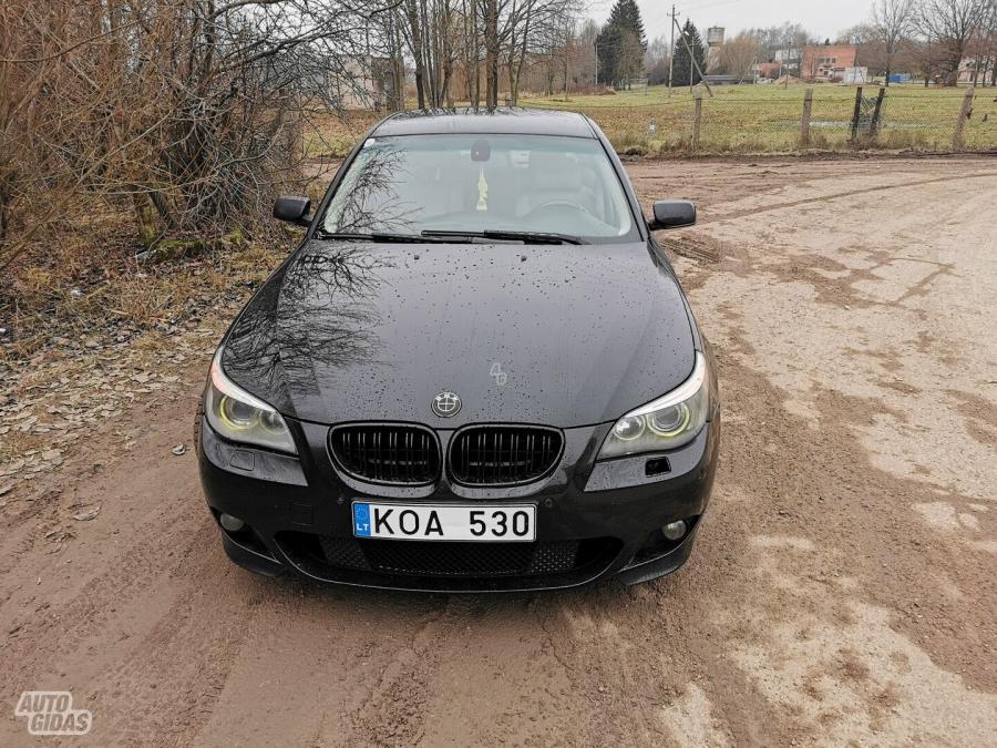 Black BMW 530 2005 in Kaisiadorys, with an engine capacity of 3.00 L and mileage of 362 thousand km for 4300 €, photo 14 on AUTOMOTO.COM.LV
