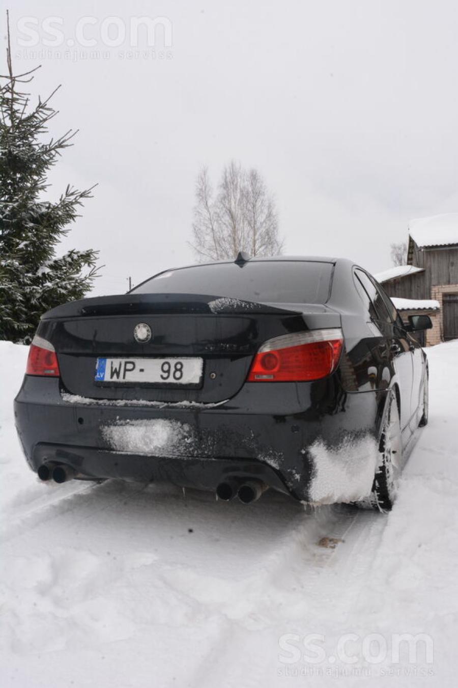 Black BMW 530 2005 in Daugavpils, with an engine capacity of 3.00 L and mileage of 347 thousand km for 4650 €, photo 1 on AUTOMOTO.COM.LV