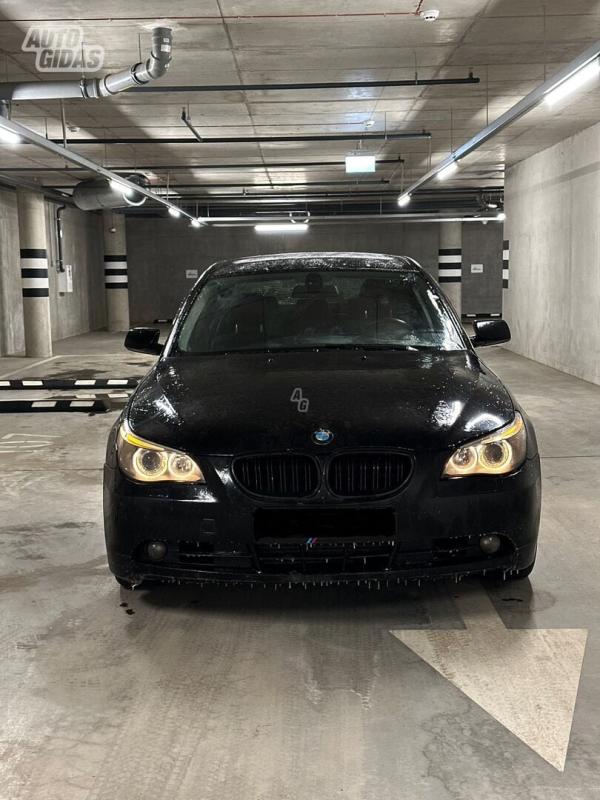 Black BMW 530 2005 in Vilnius, with an engine capacity of 3.00 L and mileage of 392 thousand km for 4200 €, photo 1 on AUTOMOTO.COM.LV