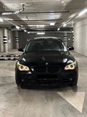 Melns BMW 530 2005 Viļņa, ar dzinēja tilpumu 3.00 L un nobraukumu 392 tūkst. km par 4200 €, foto  vietnē AUTOMOTO.COM.LV