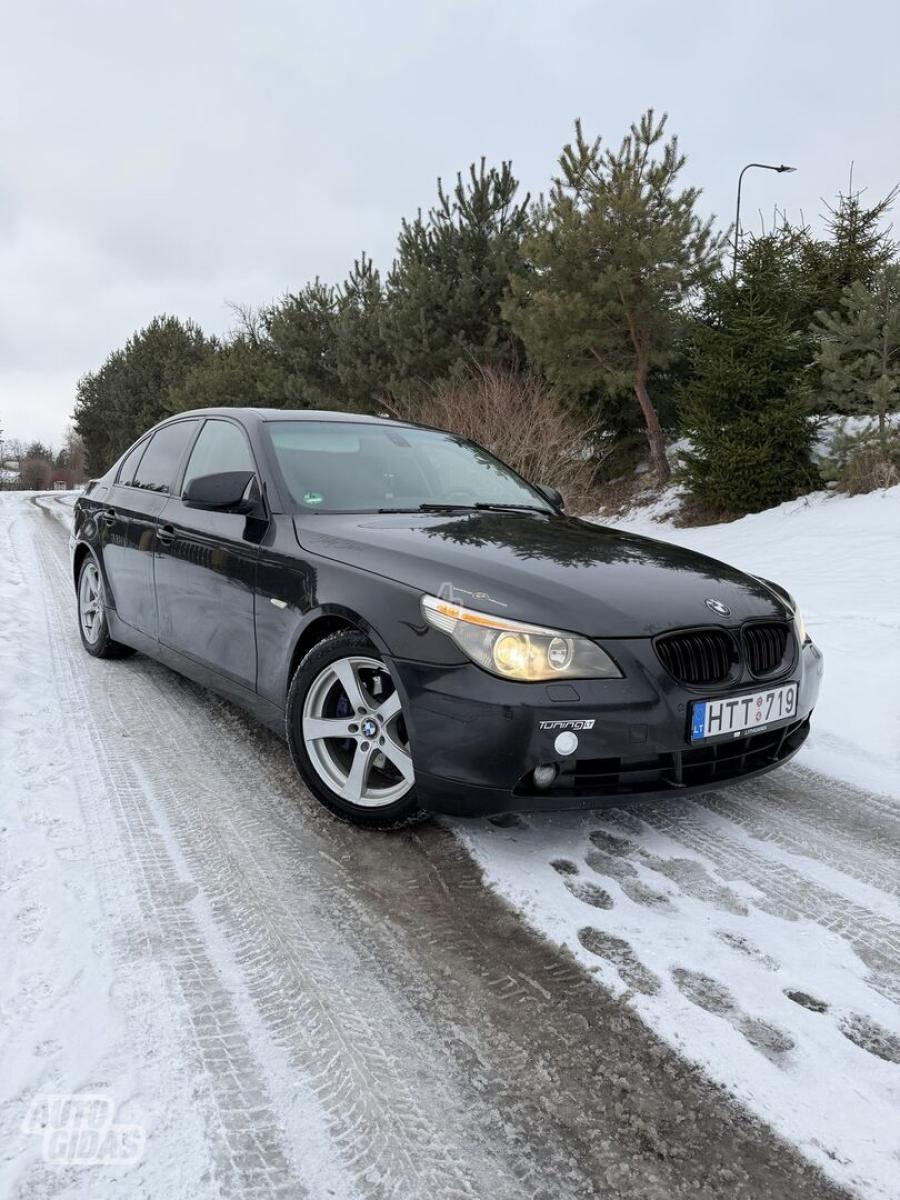 Black BMW 530 2005 in Vilnius, with an engine capacity of 3.00 L and mileage of 400 thousand km for 2700 €, photo 1 on AUTOMOTO.COM.LV