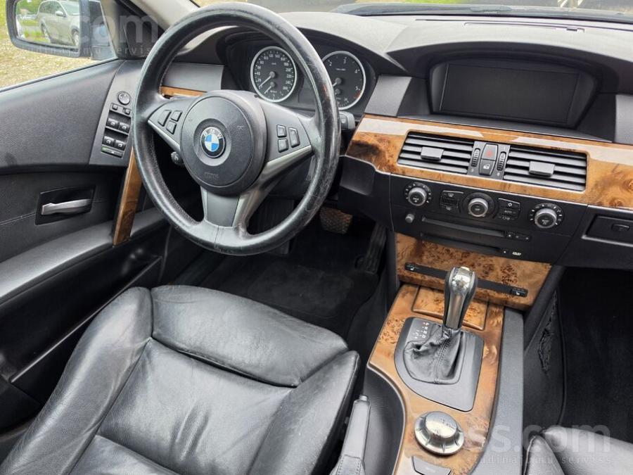 Melns BMW 530 2005 Rēzekne, ar dzinēja tilpumu 3.00 L un nobraukumu 0 tūkst. km par 3800 €, foto 12 vietnē AUTOMOTO.COM.LV