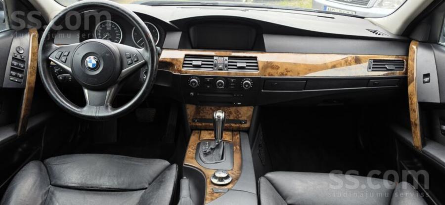 Melns BMW 530 2005 Rēzekne, ar dzinēja tilpumu 3.00 L un nobraukumu 0 tūkst. km par 3800 €, foto 13 vietnē AUTOMOTO.COM.LV